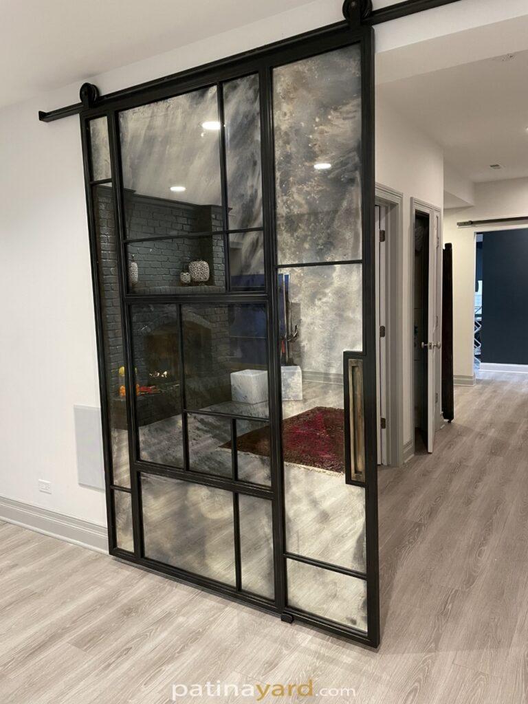 Custom Metal and Glass Barn Doors Built for You
