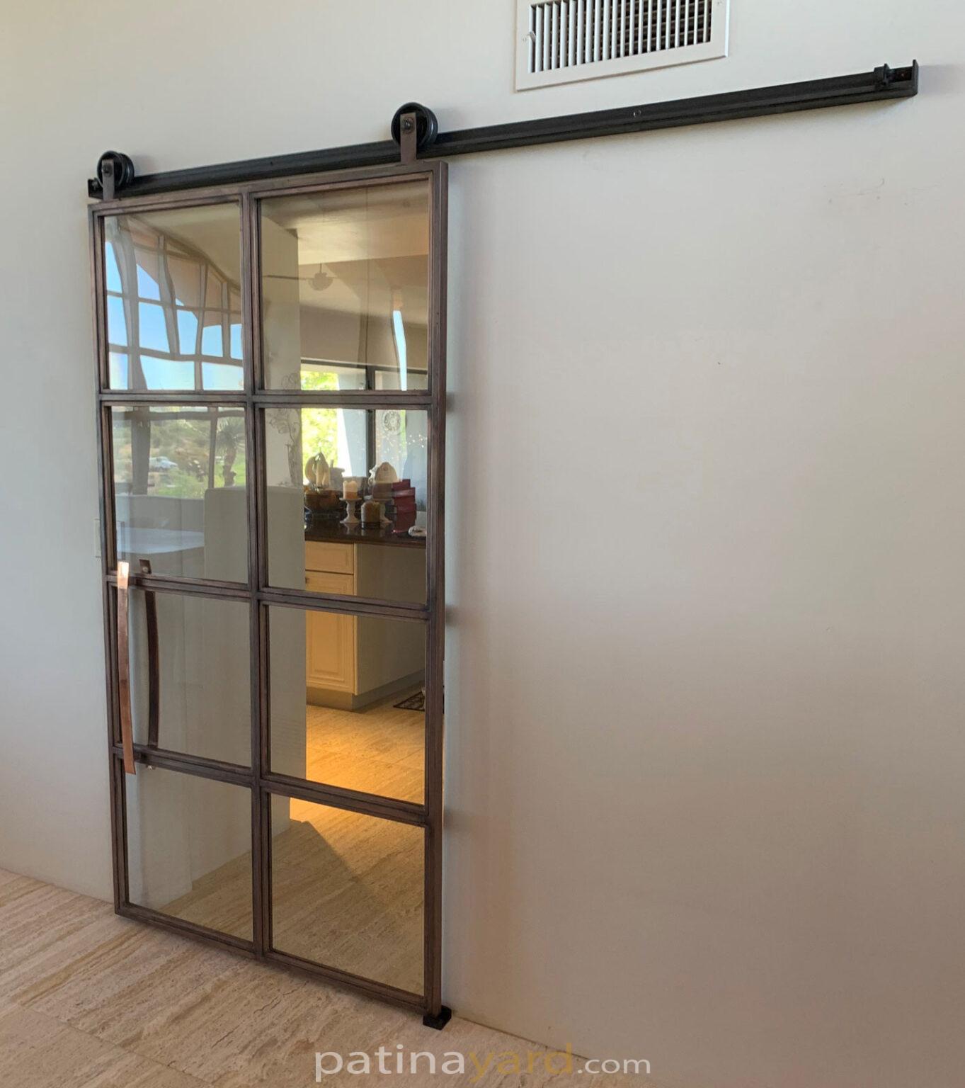 Custom Metal and Glass Barn Doors Built for You