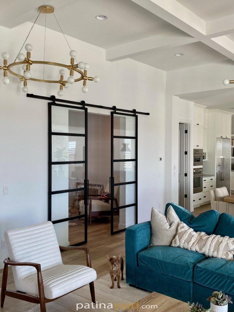 Custom Metal and Glass Barn Doors Built for You